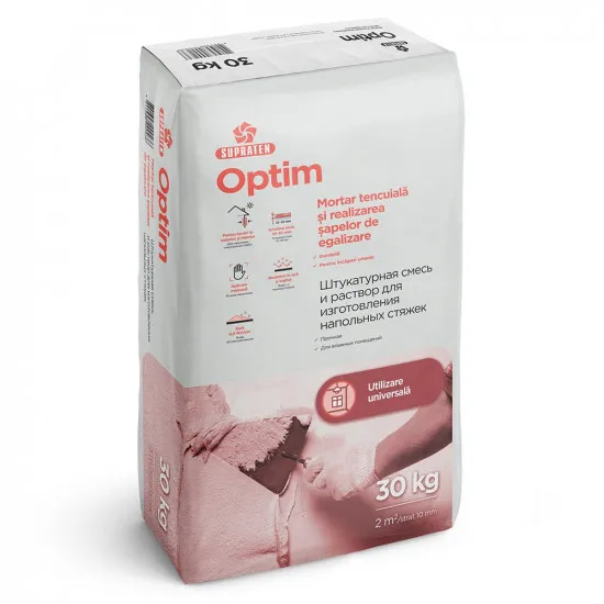 Amestec de tencuială Ciment Supraten Optim, 30 Kg - cumpăra în Chișinău, Moldova - UNO.md