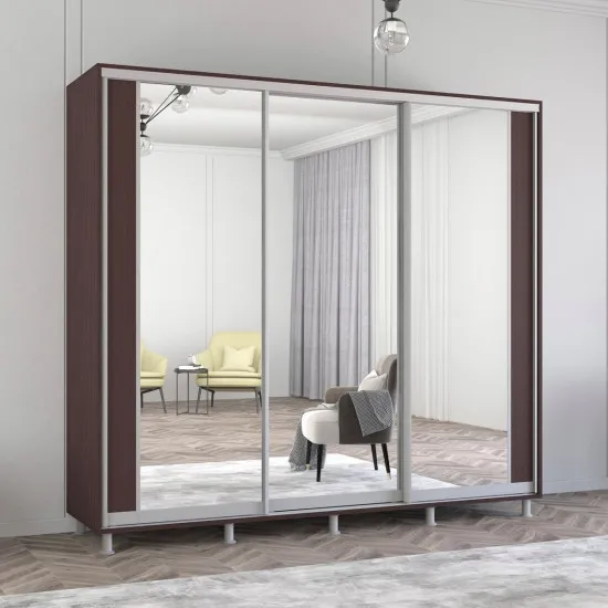 Шкаф купе Mobildor Aron K2 (270x220) раздвижные двери из ДСП с зеркалом ...