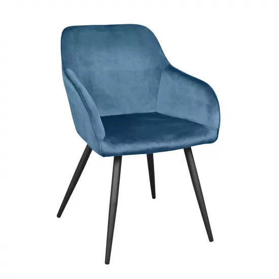 Стул DP Airis, Catifea Blue HLR63/Black Legs - купить в Кишиневе ...